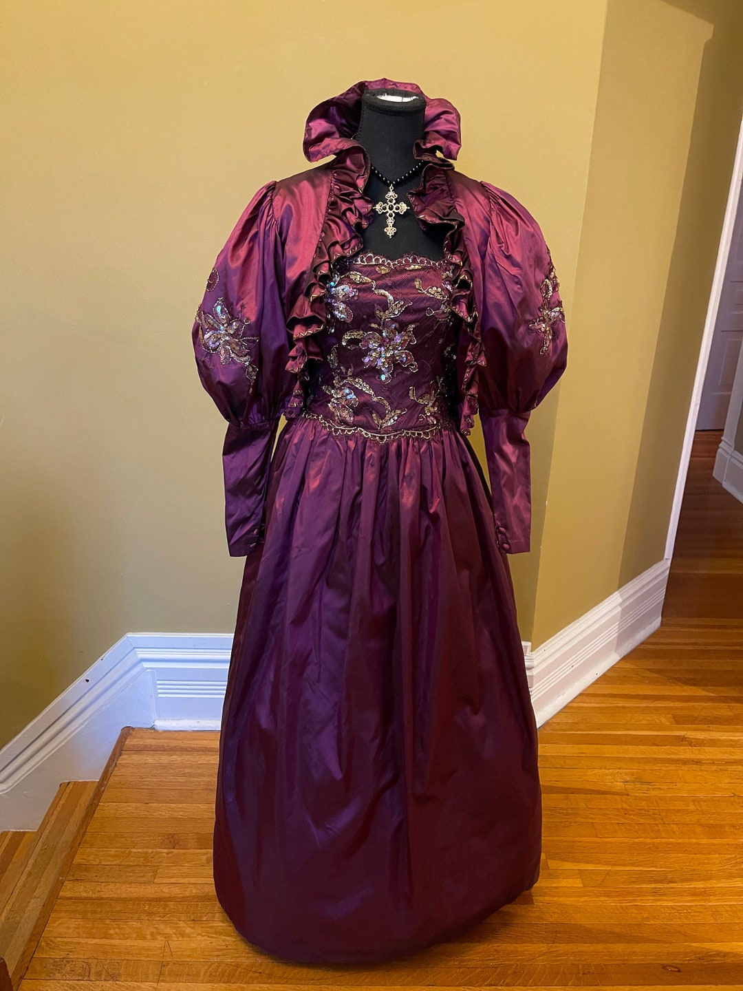 80s Prom Dress Princess Queen Evening Gown Costume - Etsy