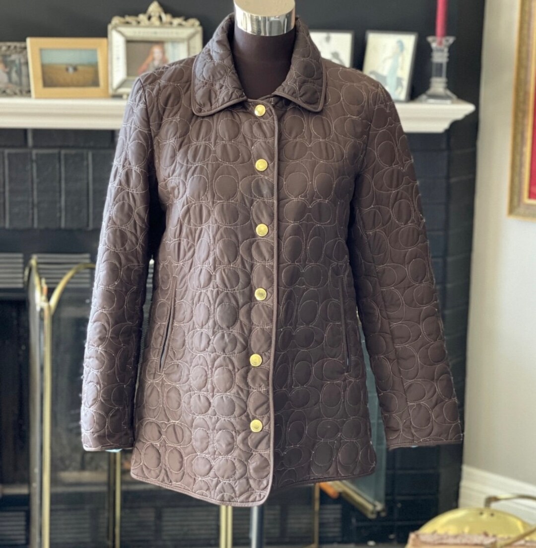 Coach Quilted Jacket - Etsy