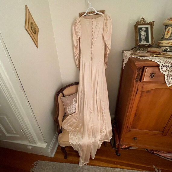 1930s old Hollywood glam wedding gown evening gown ar… - Gem