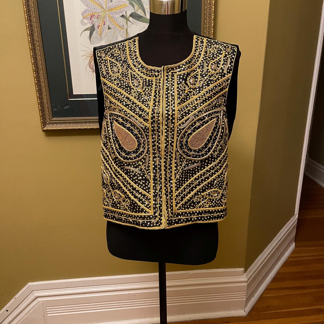 Liz Claiborne Sparkle Vest XL - Etsy