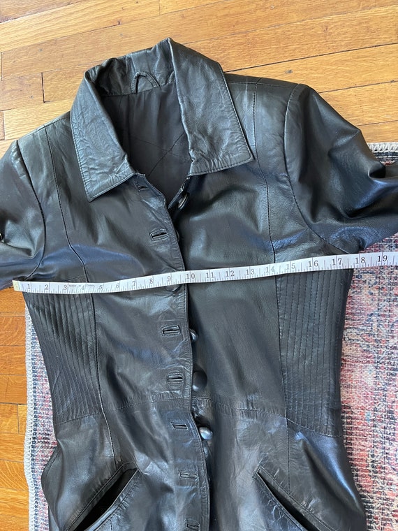 Matrix leather trench coat - Gem