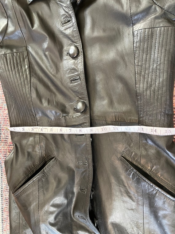 Matrix leather trench coat - Gem