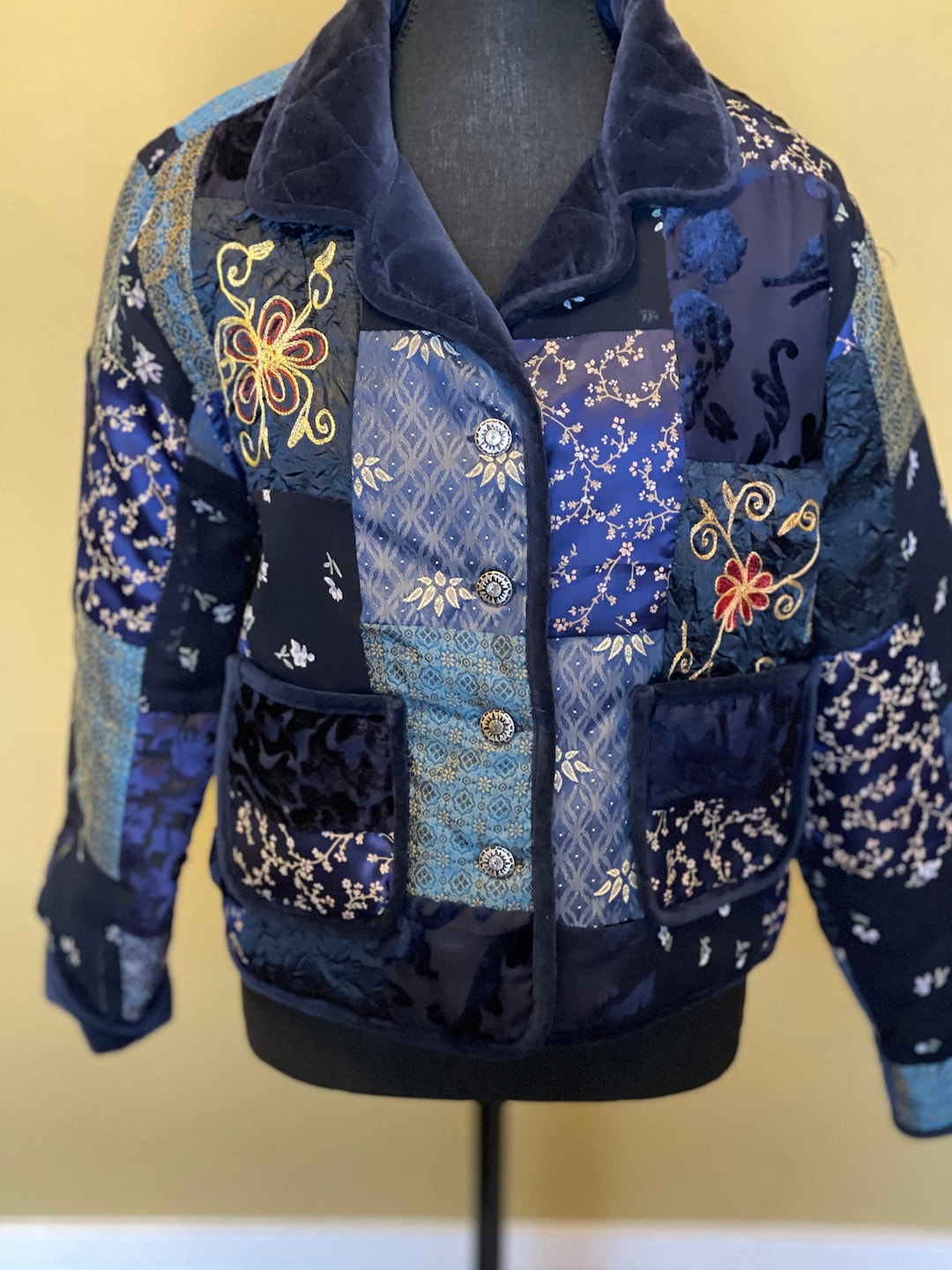 Reversible Quilted Jacket - Etsy