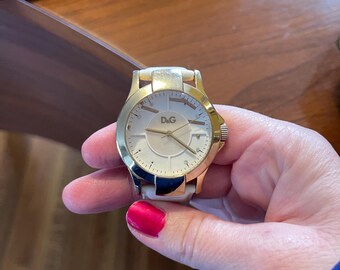 Dolce Gabbana Time D&G Logo Silver Ladies Bracelet Watch - Etsy