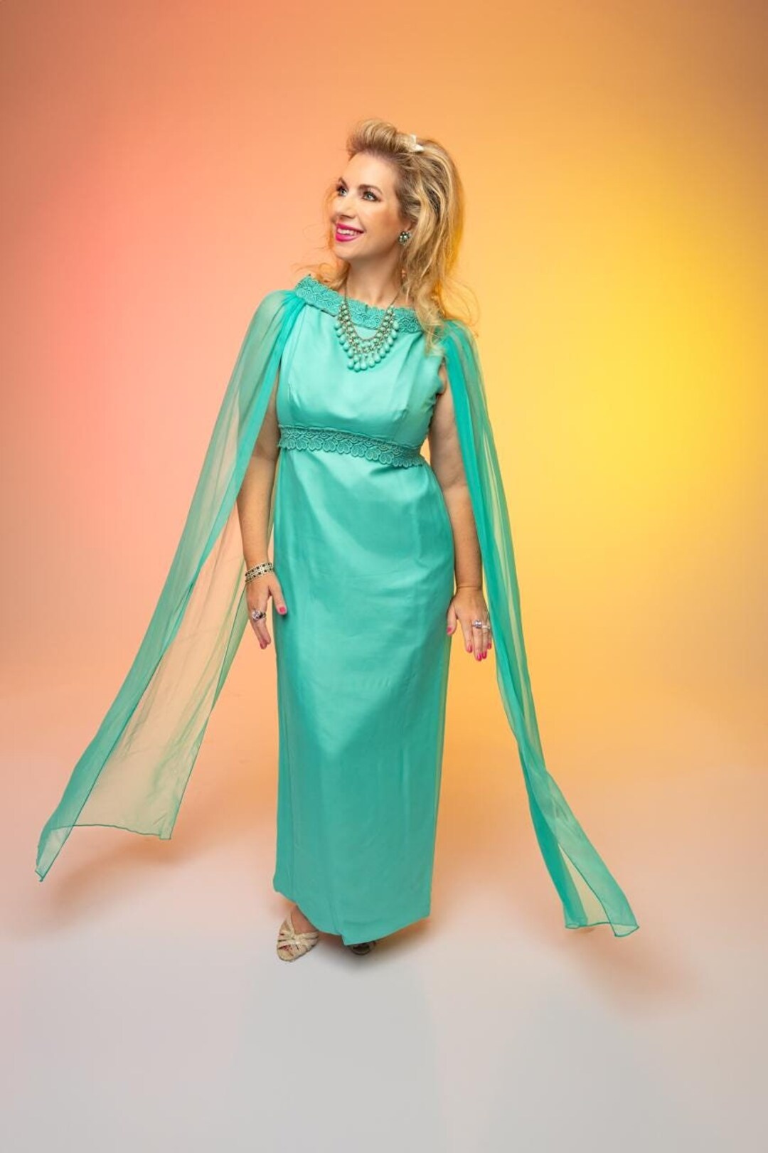 60s Evening Gown - Etsy