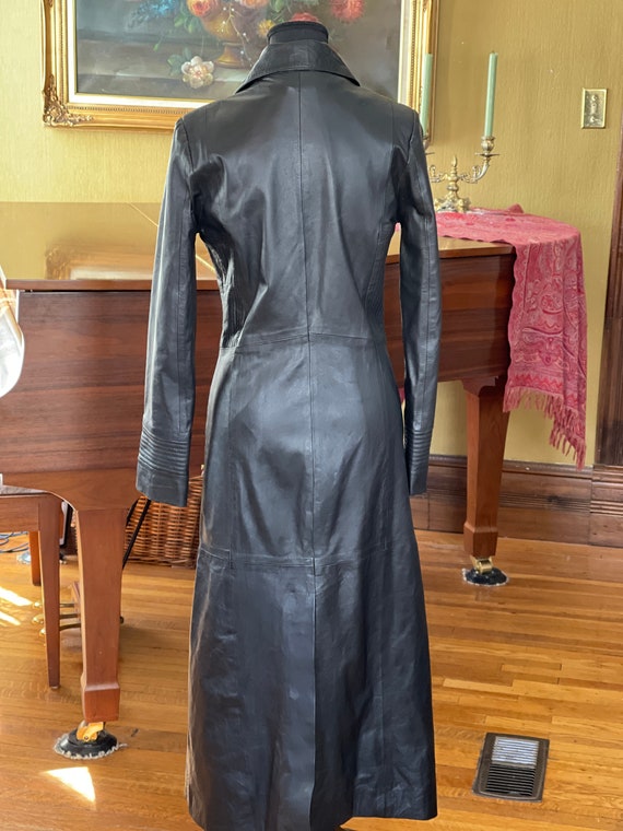 Matrix leather trench coat - Gem