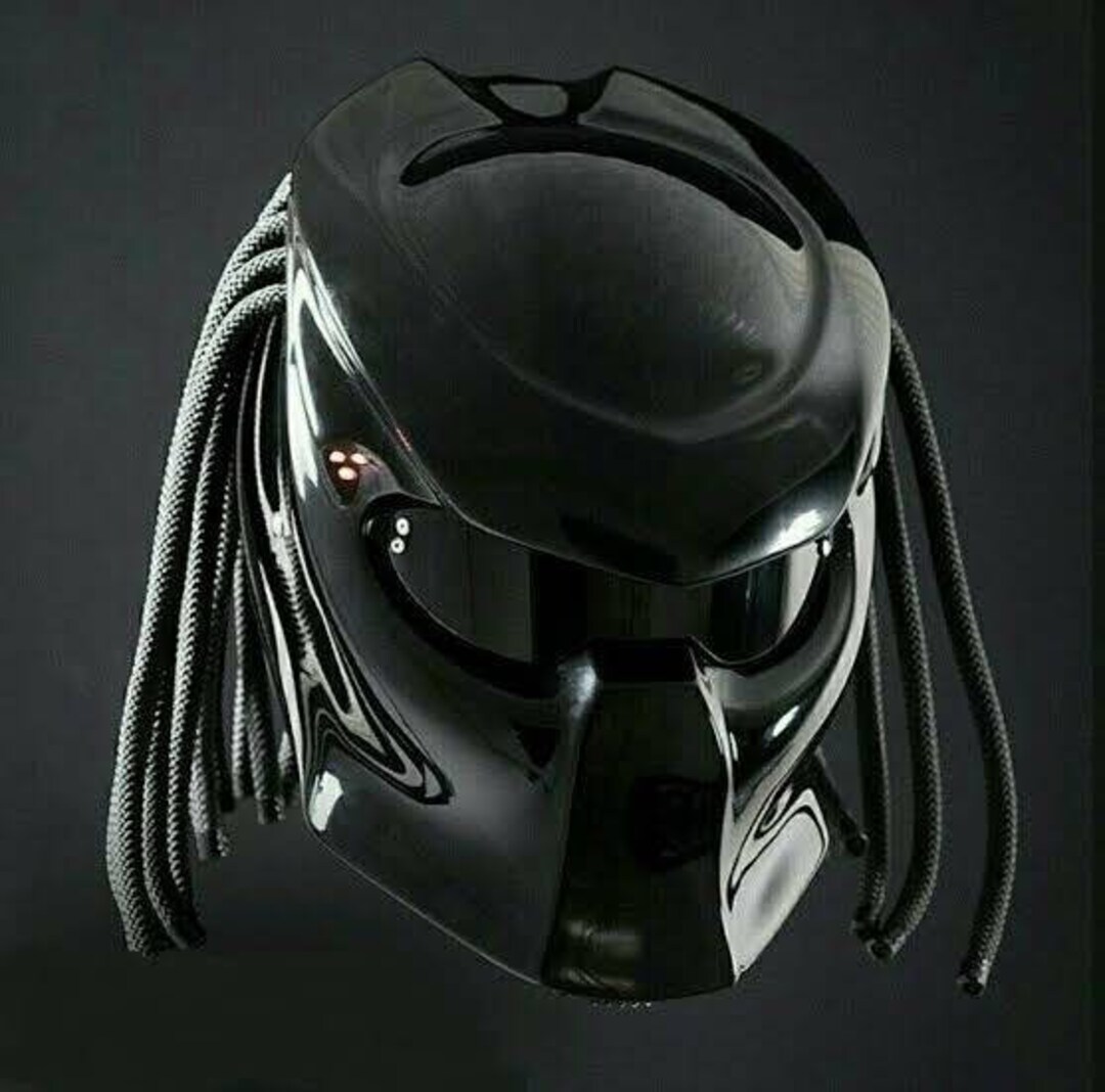 Der beste Predator Helm Custom Black Glossy Bobber Chopper für - Etsy ...