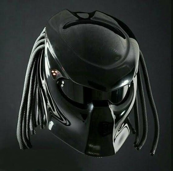 The Best Predator Helmet Custom Black Glossy Bobber Chopper - Etsy