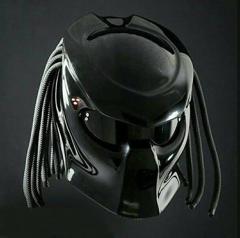 The Best Predator Helmet Custom Black Glossy Bobber Chopper for ...