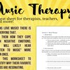 Empowering Music Therapy Worksheets Nurturing Mental Health Printable ...