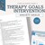 Anxiety Goals Cheat Sheet Therapy Goals & Objectives Desktop Reference ...