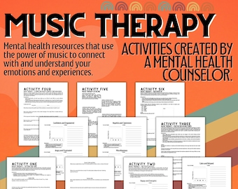 Music Therapy Worksheets for Therapists: Session Ideas Techniques ...