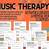 Mood Mix Tape Worksheet | Printable Mental Health PDF | Music ...