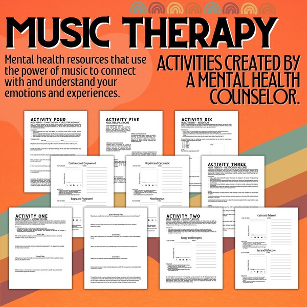 Therapy Worksheets - Etsy