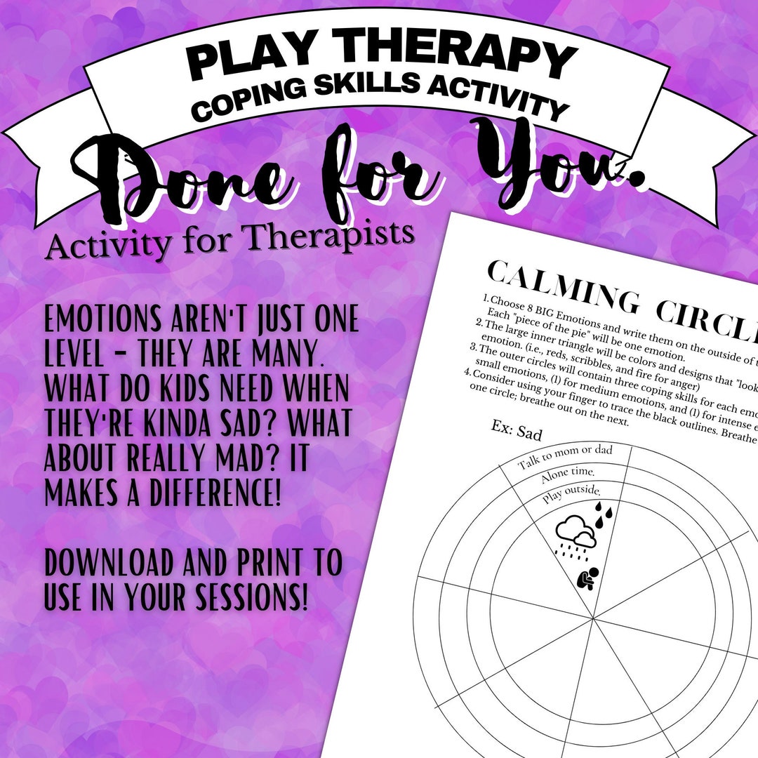 Coping Skills Worksheet Play Therapy Activity To Identify Emotions Coping Skills Worksheet Play Therapy Activity To Identify Emotions
