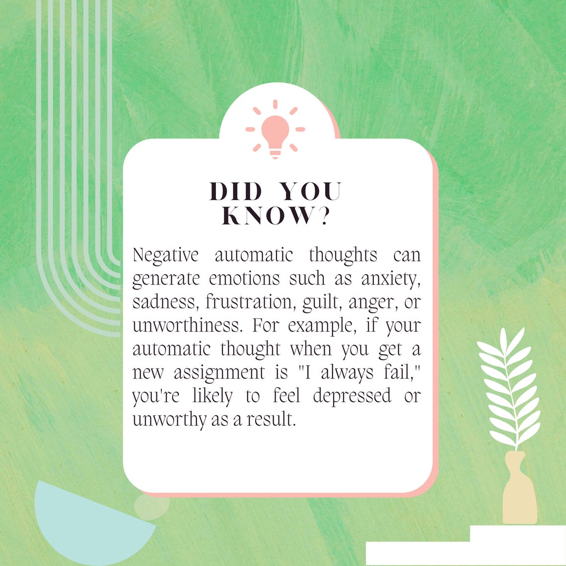 Automatic Negative Thought CBT Worksheet Jar of Ants Therapy Activity ...