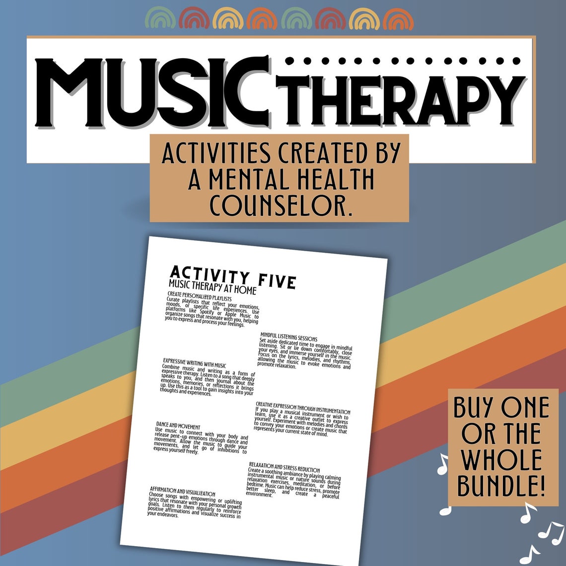 Printable Music Therapy Worksheet Unlock the Power of Healing Music at ...