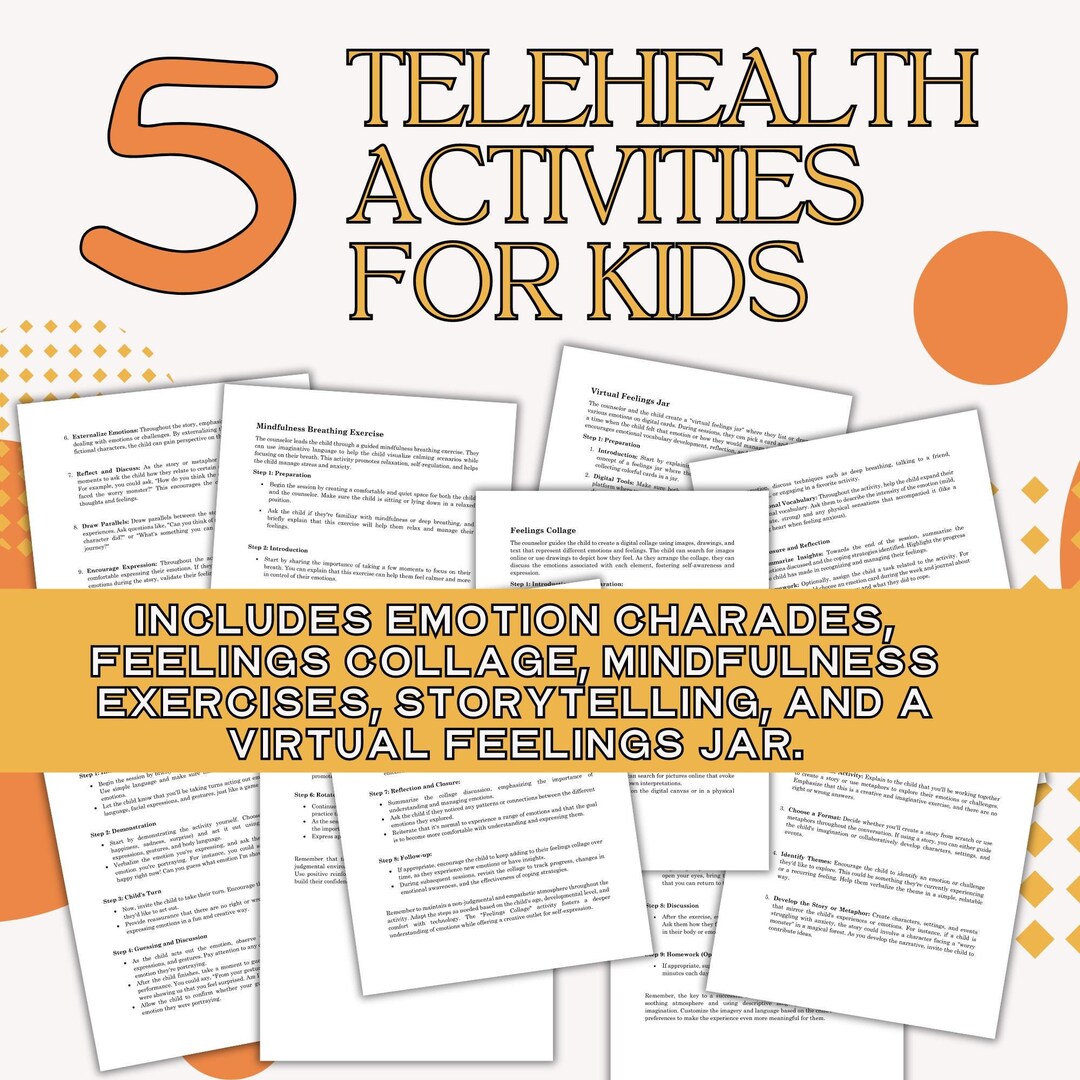 5 Telehealth Activities for Kids | Play Therapy Techniques to Use With ...