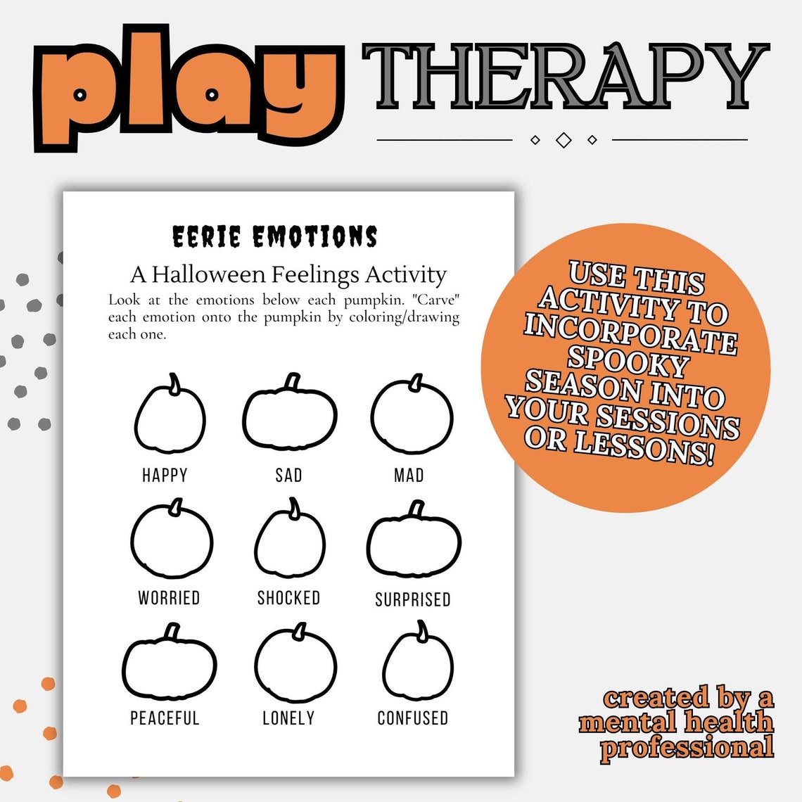 Play Therapy Activity Printable | Child Therapy Worksheet Download ...