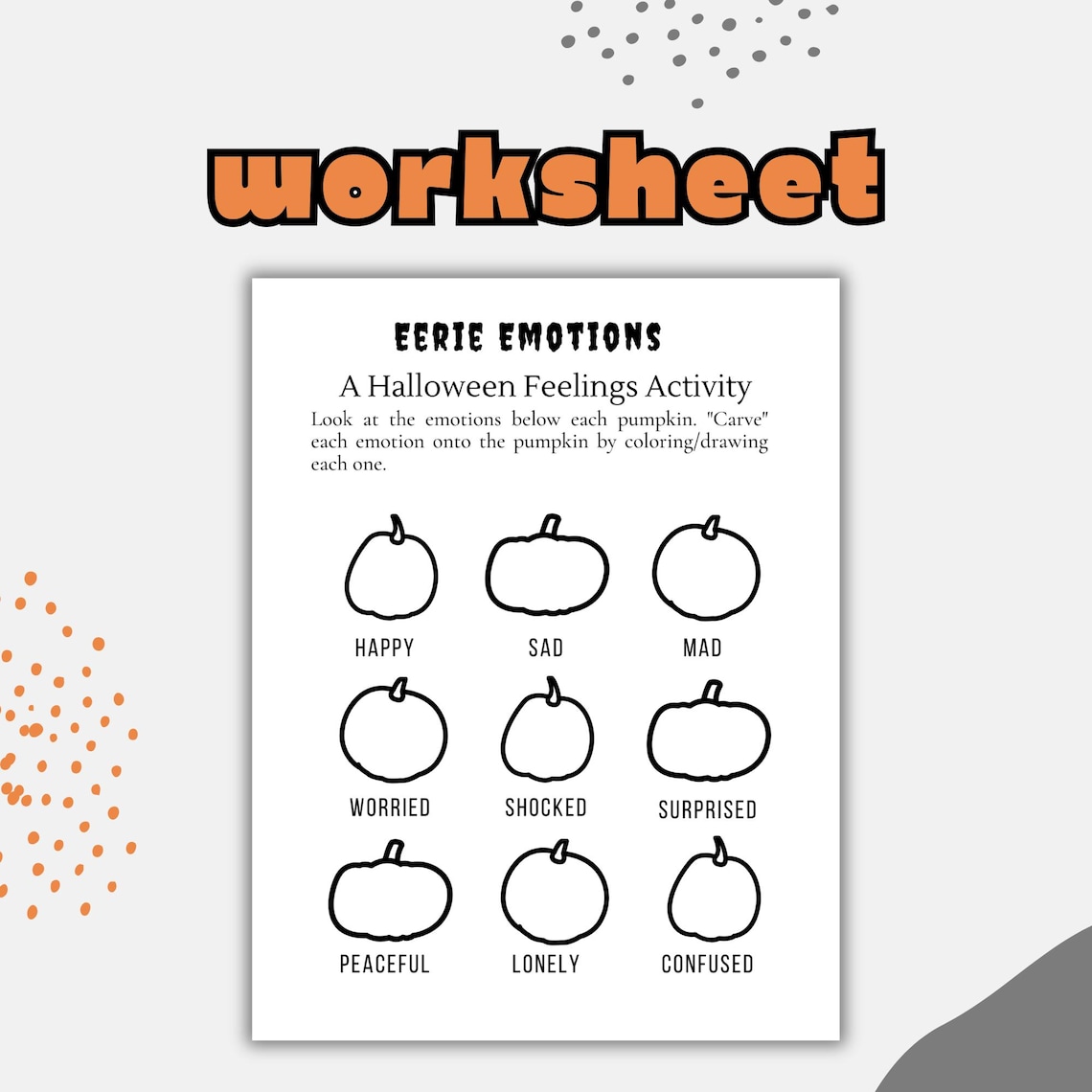 Play Therapy Activity Printable | Child Therapy Worksheet Download ...