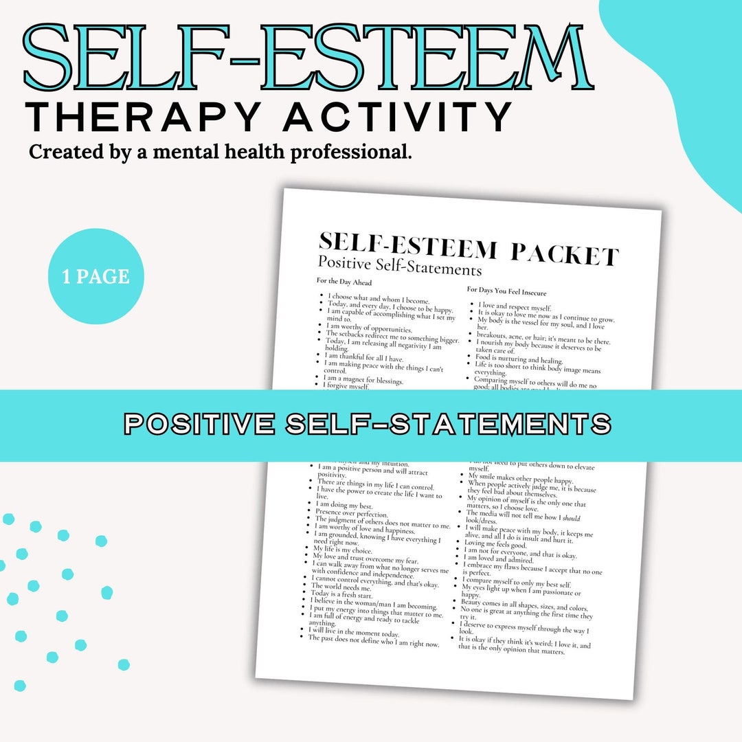 List of Positive Affirmations | Examples of Positive Self-statements ...