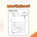 Play Therapy Worksheet | Build a House Activity (PDF Download) - Etsy