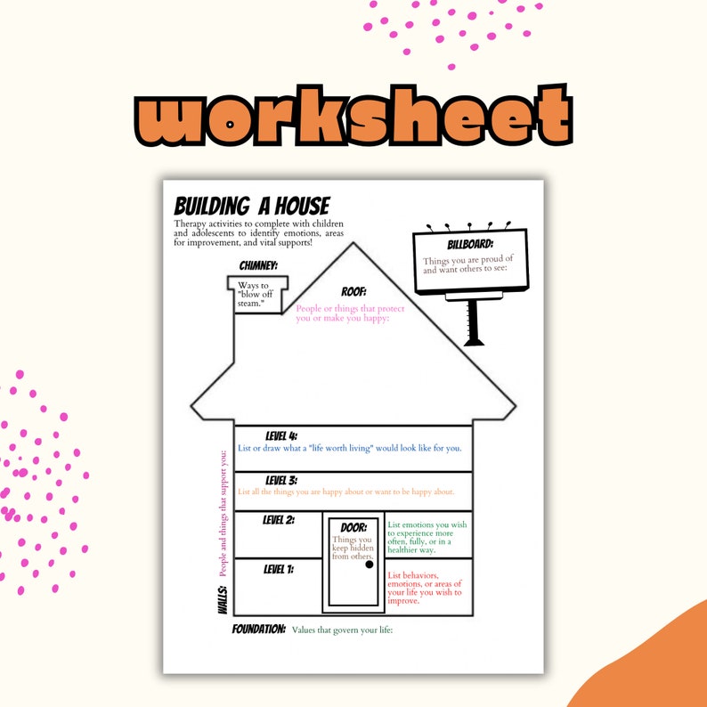 Play Therapy Activity Printable | Child Therapy Worksheet Download ...