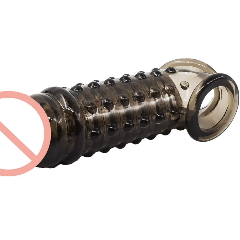 Soft Penis Extender Condom Sleeve Ring on Penis Enhance - Etsy Canada