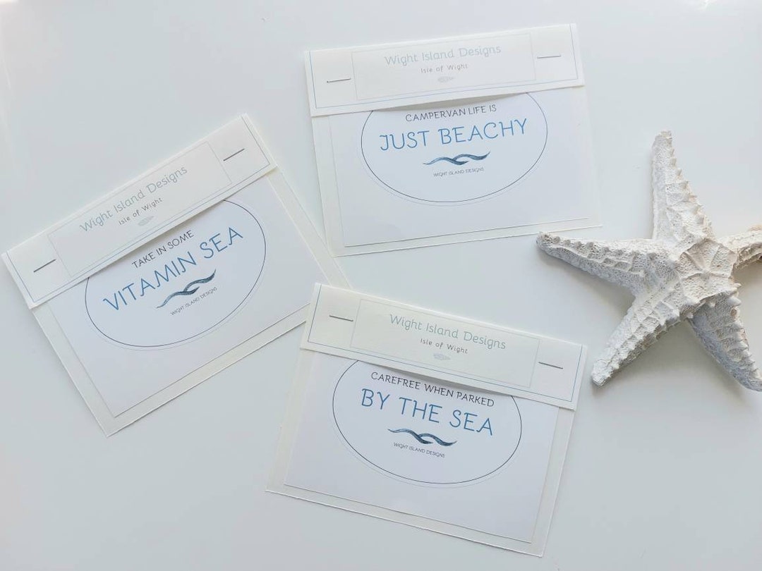 Coastal Campervan Vinyl Stickers, Car Decals - Choose From 3 Designs - Etsy
