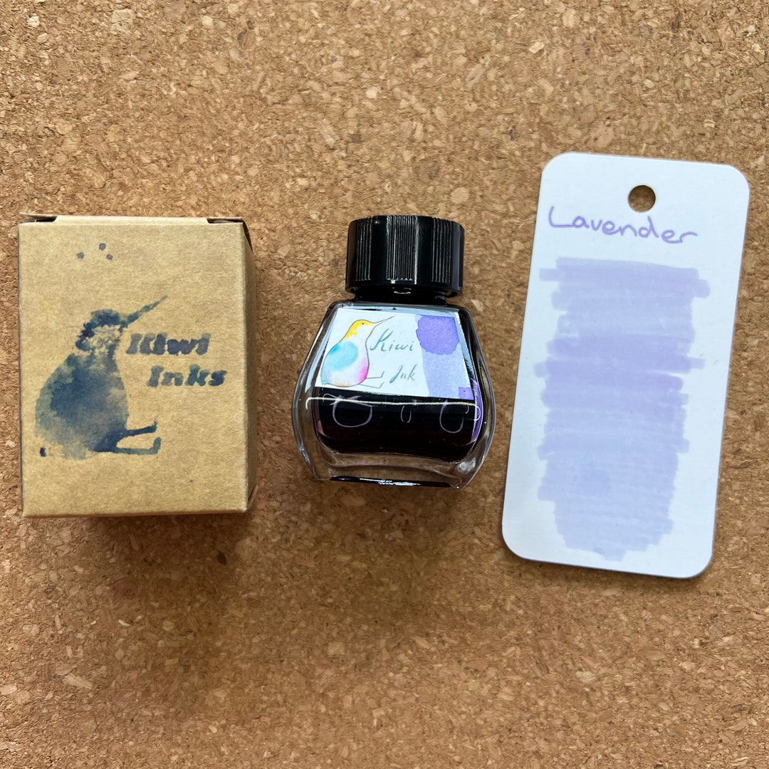 Kiwi Inks Lavender Multishader Fountain Pen Ink 30ml - Etsy