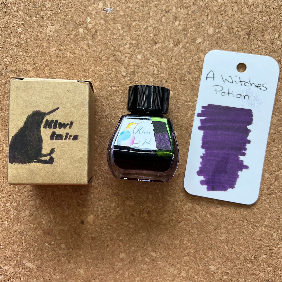 Kiwi Inks Witch's Potion Shimmer & Sheen Fountain Pen Ink 30ml - Etsy