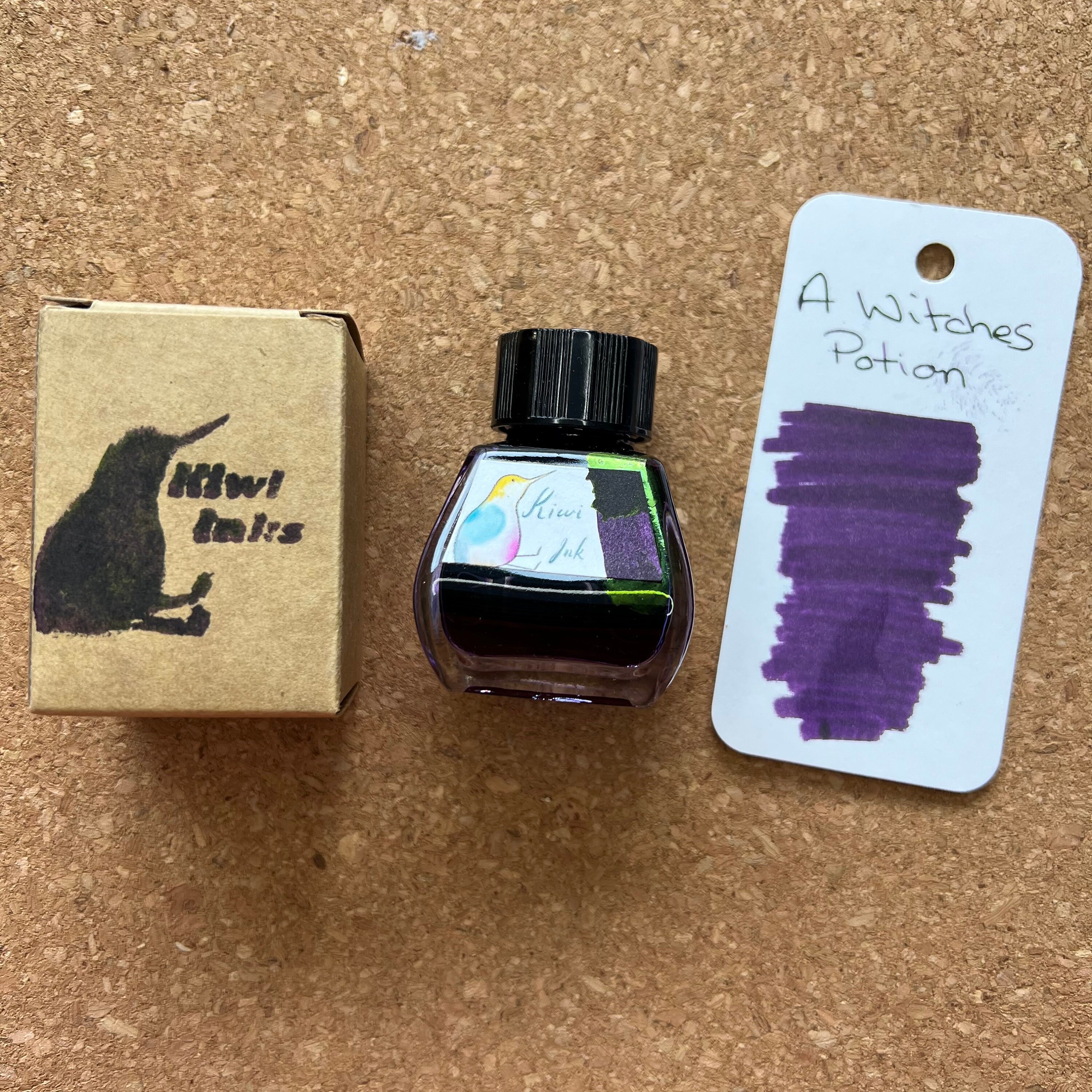 Kiwi Inks Witch's Potion Shimmer & Sheen Fountain Pen Ink 30ml - Etsy