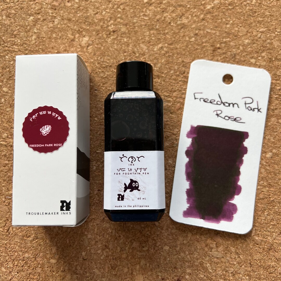 Troublemaker Freedom Park Rose Standard Fountain Pen Ink 60ml - Etsy