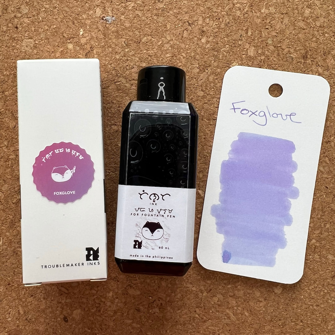 Troublemaker Foxglove Shading Fountain Pen Ink 60ml - Etsy