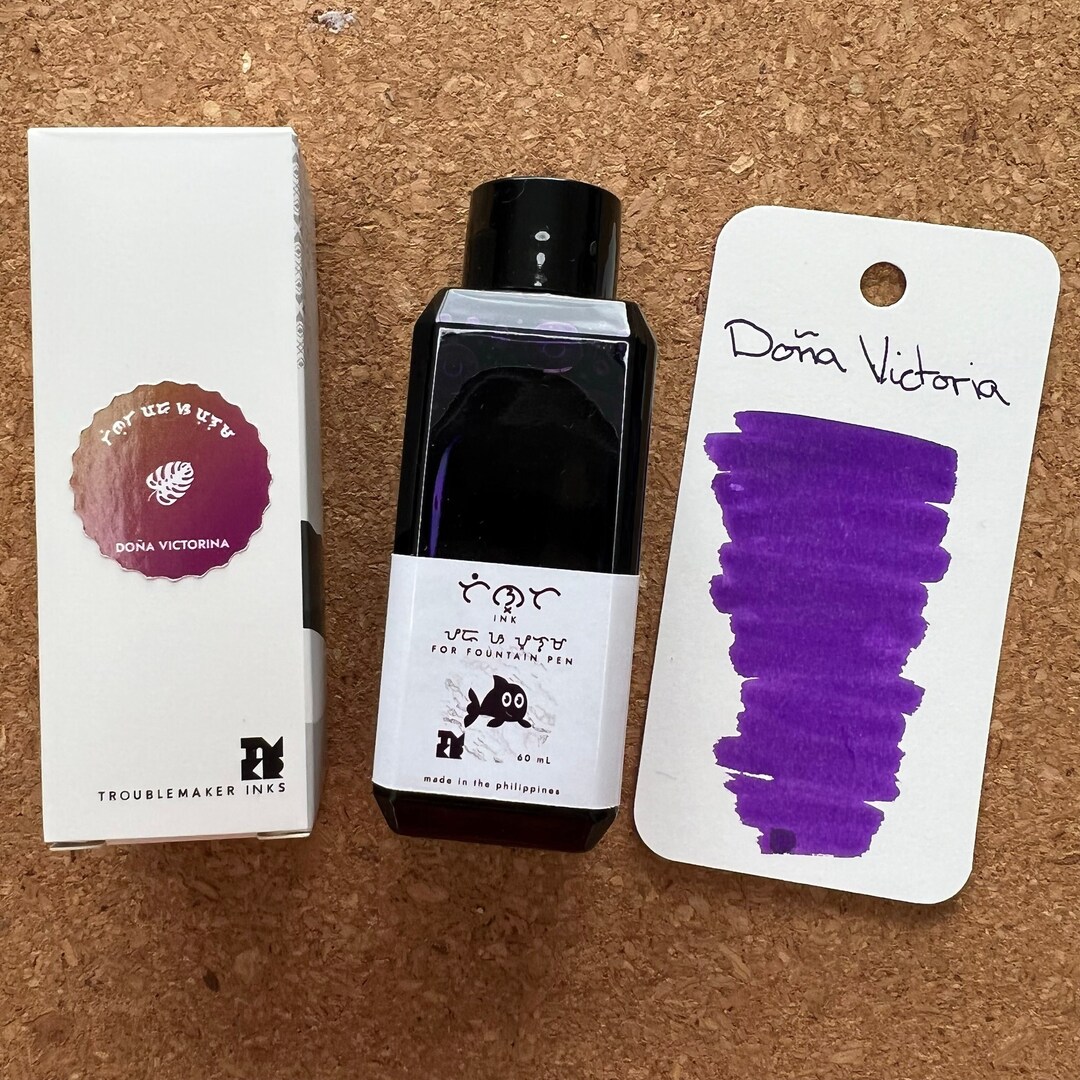 Troublemaker Doña Victorina Sheening Fountain Pen Ink 60ml - Etsy
