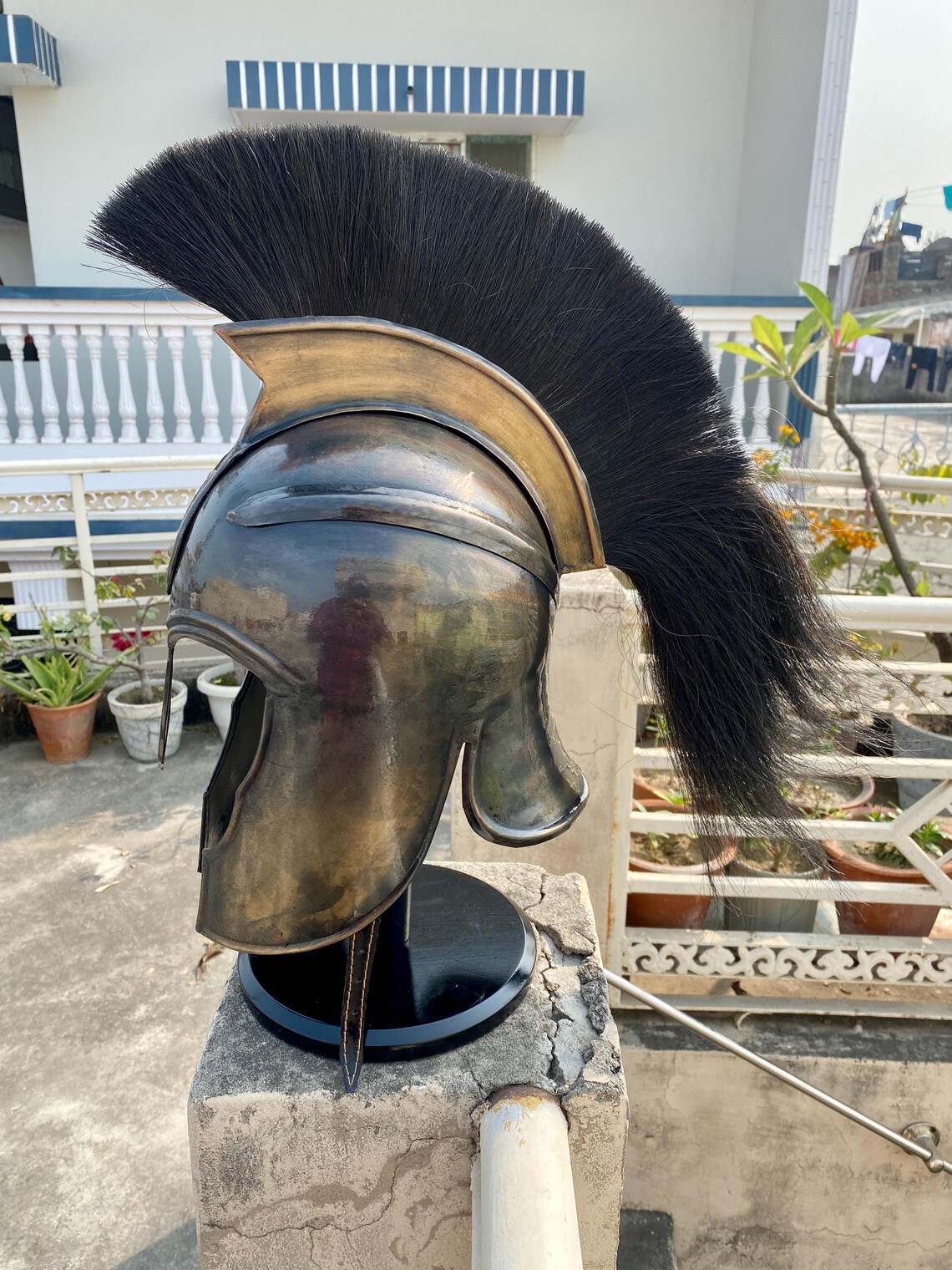 Troy Greek Achilles Trojan Helmet Troy Movie Trojan Helmet Brad Pitt ...