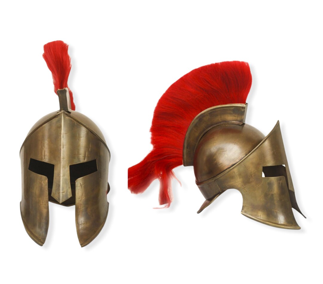 Roman 300 Spartan Helmet King Leonidas Movie Replica Helmet Medieval ...