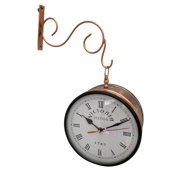 Double Sided Clock - Etsy