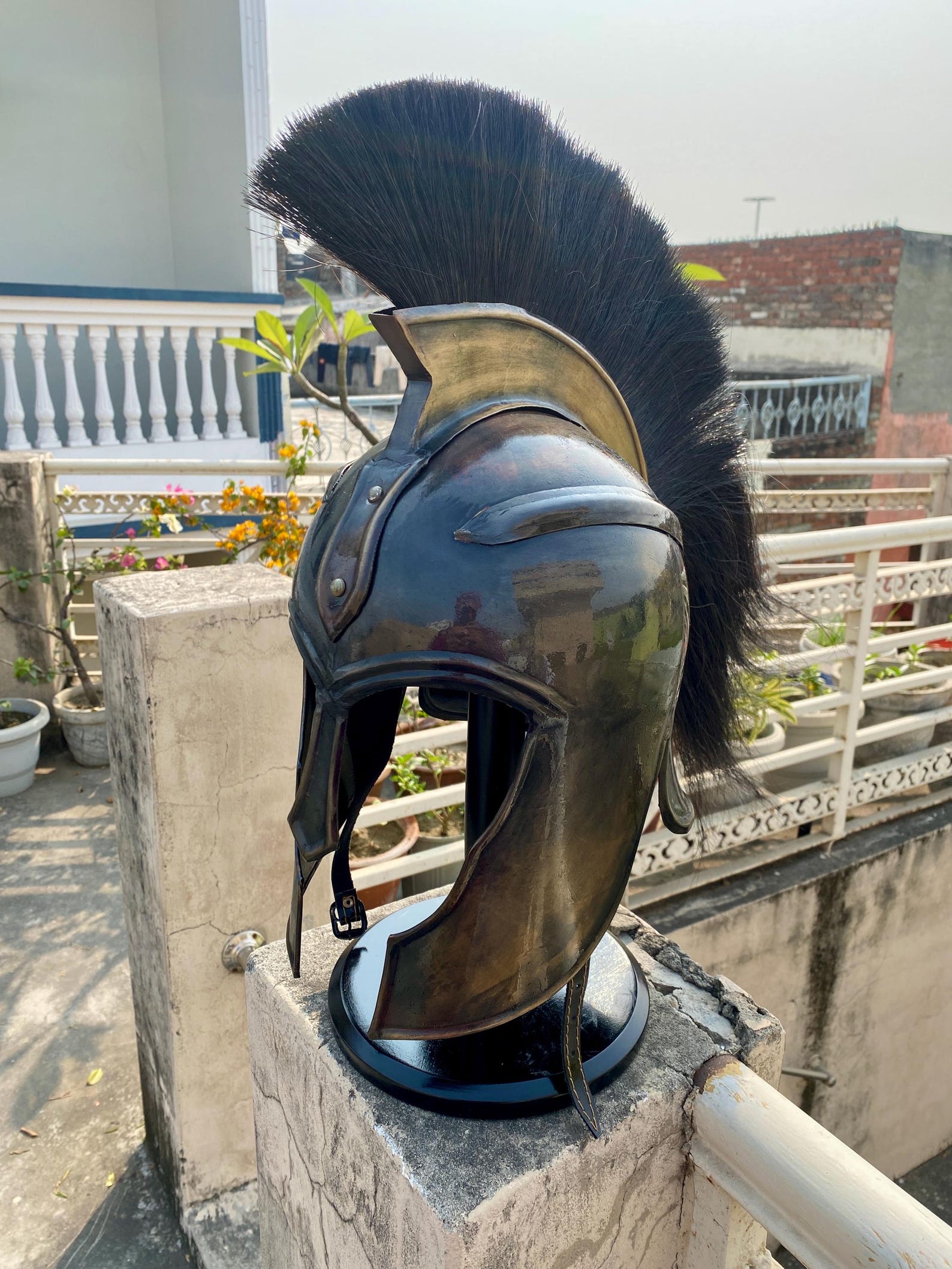 Troy Greek Achilles Trojan Helmet Troy Movie Trojan Helmet Brad Pitt ...