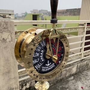 43" Maritime Brass Ship Order Engine Working Telegraph/nautical Marine ...