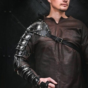 Medieval Single ARM Pauldron Larp, Spartacus Armor for Gladiator ...