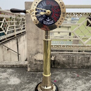 43" Maritime Brass Ship Order Engine Working Telegraph/nautical Marine ...