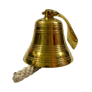 Personalized Brass Wall Bell | Custom Engraved Nautical Bell | Door ...