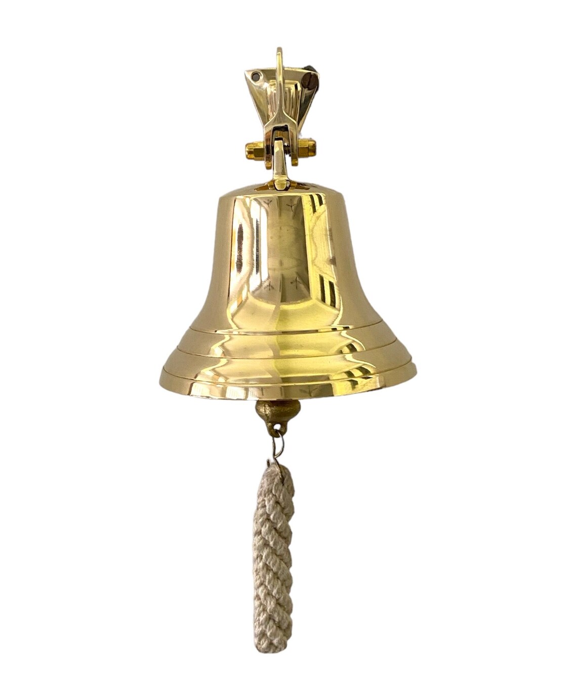Personalized Brass Ship Bell, Engraved Wall Hanging Bell, Outdoor ...