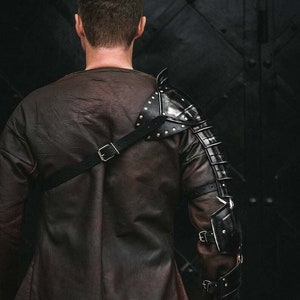 Medieval Single ARM Pauldron Larp, Spartacus Armor for Gladiator ...