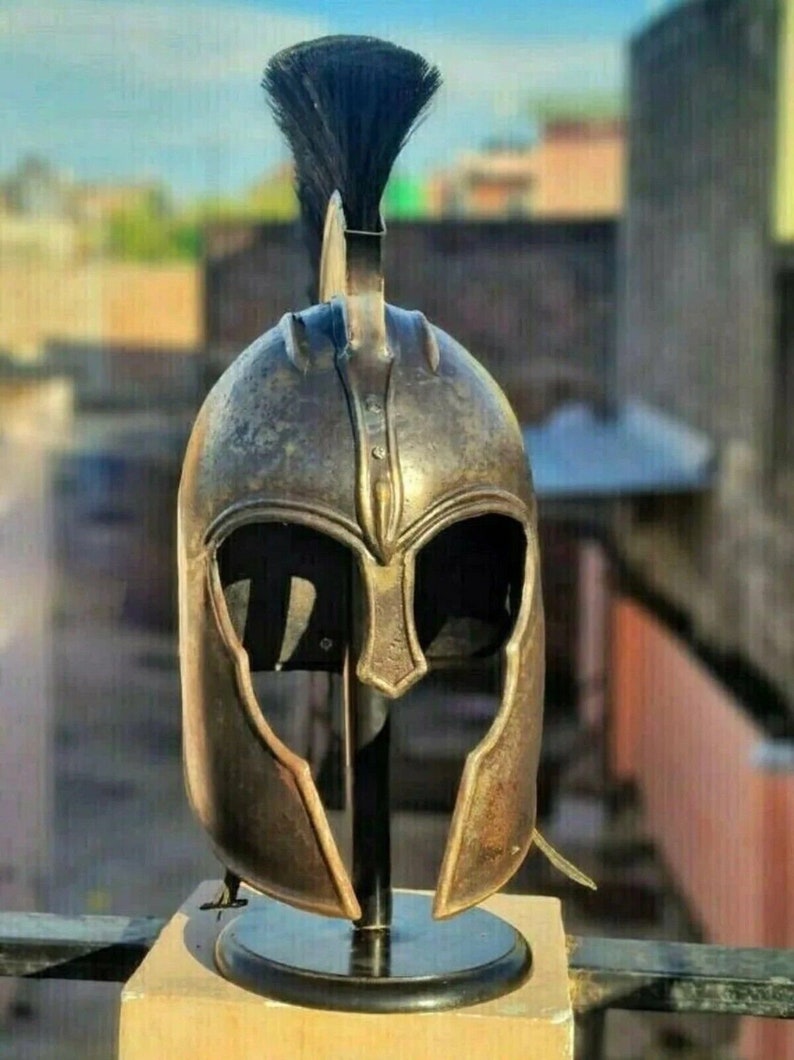 Troy Greek Achilles Trojan Helmet Troy Movie Trojan Helmet Brad Pitt ...