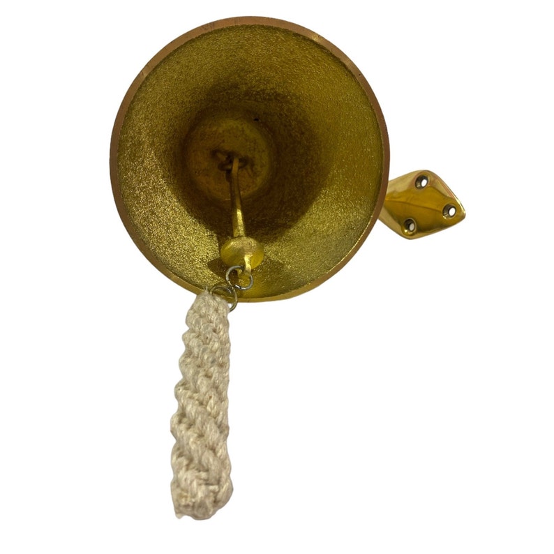 Personalized Brass Wall Bell | Custom Engraved Nautical Bell | Door ...