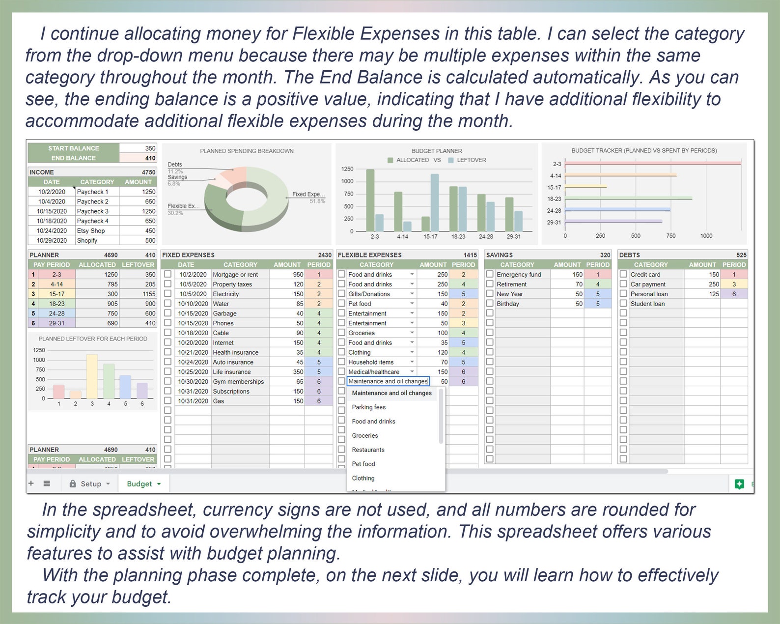 Monthly Budget by Paycheck, Budget Planner Spreadsheet, Budget Template ...