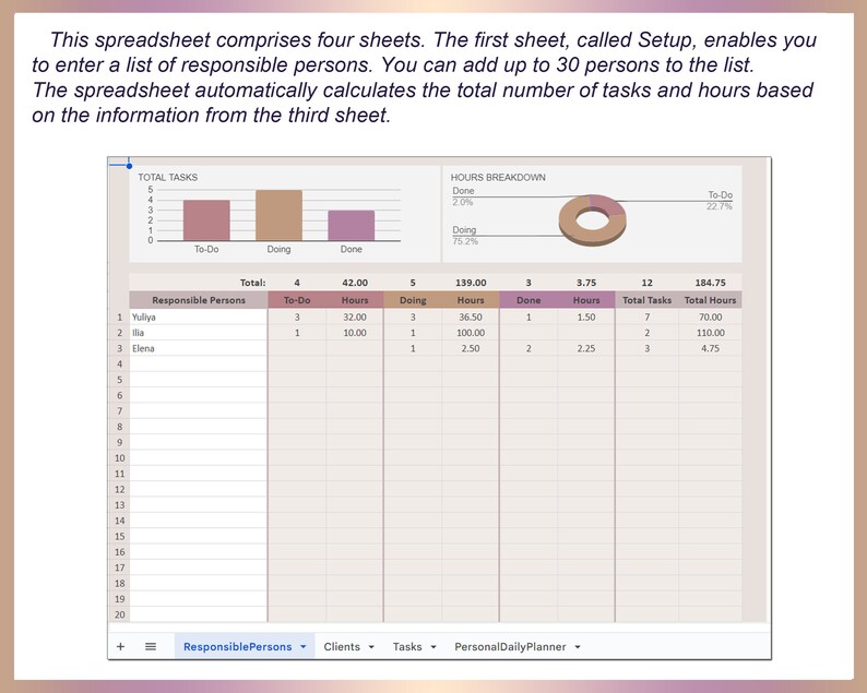 Task Management, Digital Project Planner, Team Management, Time ...