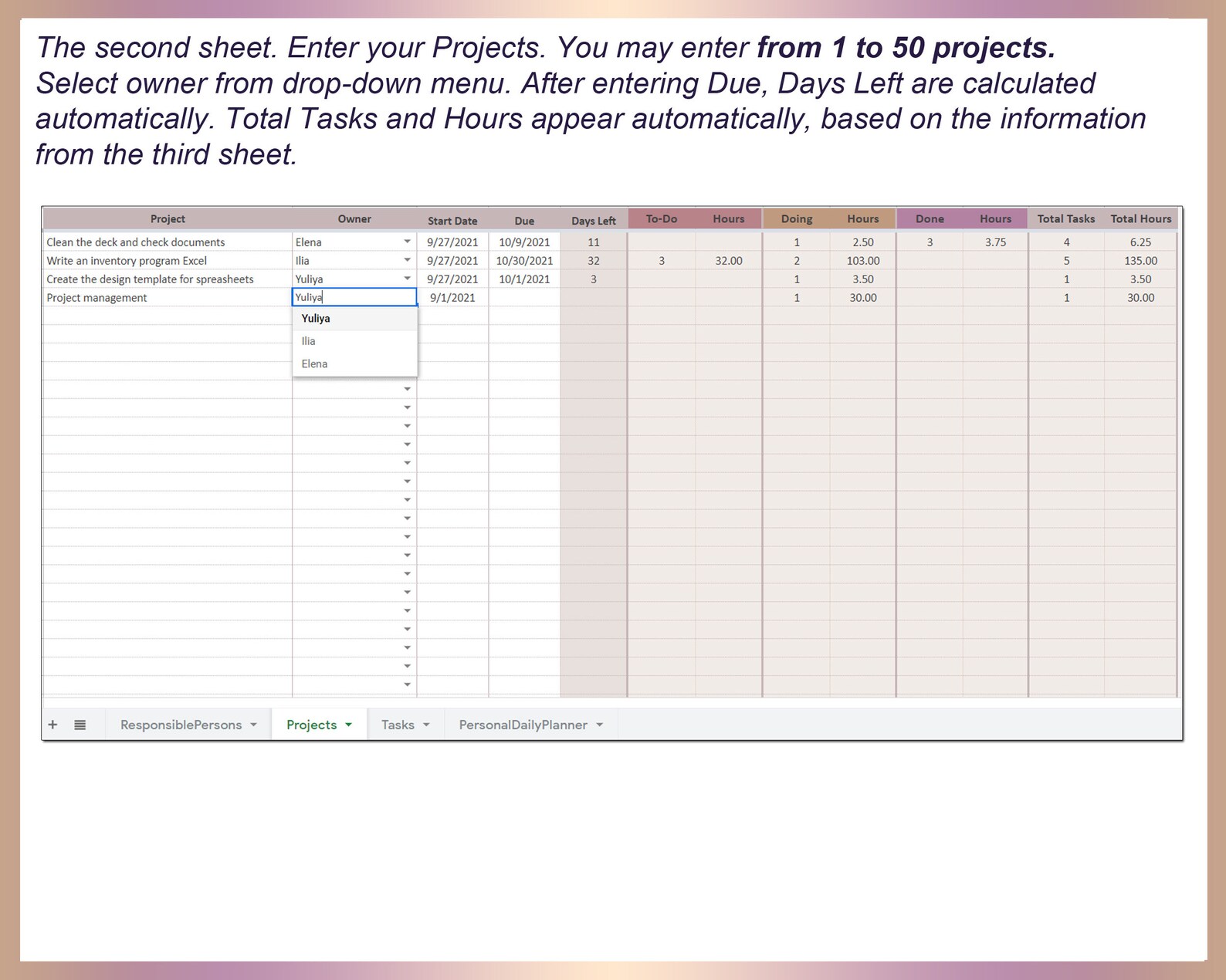 Task Management Digital Project Planner Team Management - Etsy